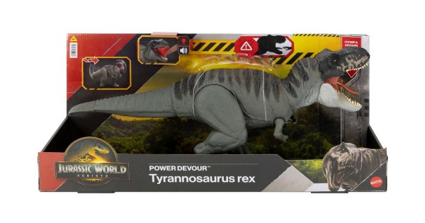 Mattel Jurassic World Rebirth: Tyrannosaurus Rex - Power Devour JCH02